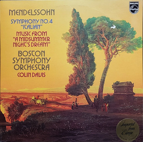 Mendelssohn/ Symphony No. 4 & Music from “A Midsummer Night’s Dream ...